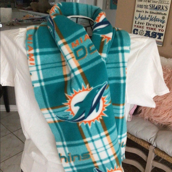 Handmade | Accessories | Miami Dolphins Scarf | Poshmark
